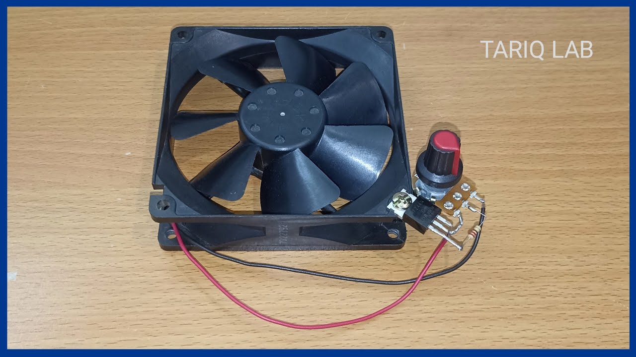 12V DC Fan Speed Controller - YouTube