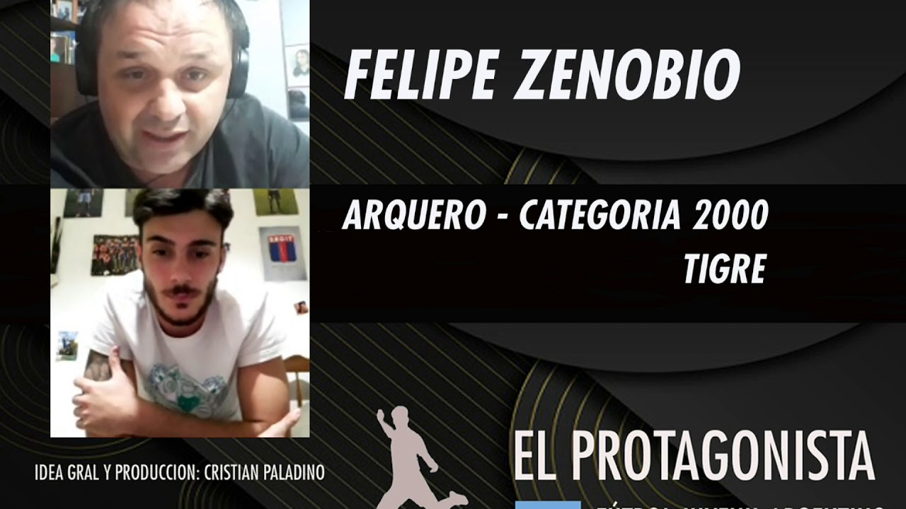 FELIPE ZENOBIO - ARQUERO - CATEGORIA 2000 - CLUB TIGRE - AÑO 2020 - YouTube