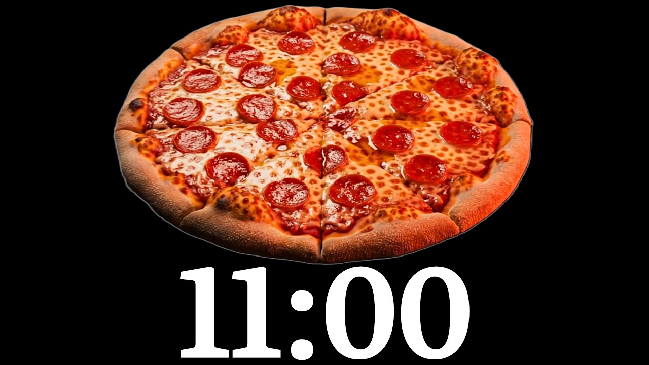 11 Minute Timer Bomb Pizza 🍕💣 | Fun Countdown Timer with Sound - YouTube