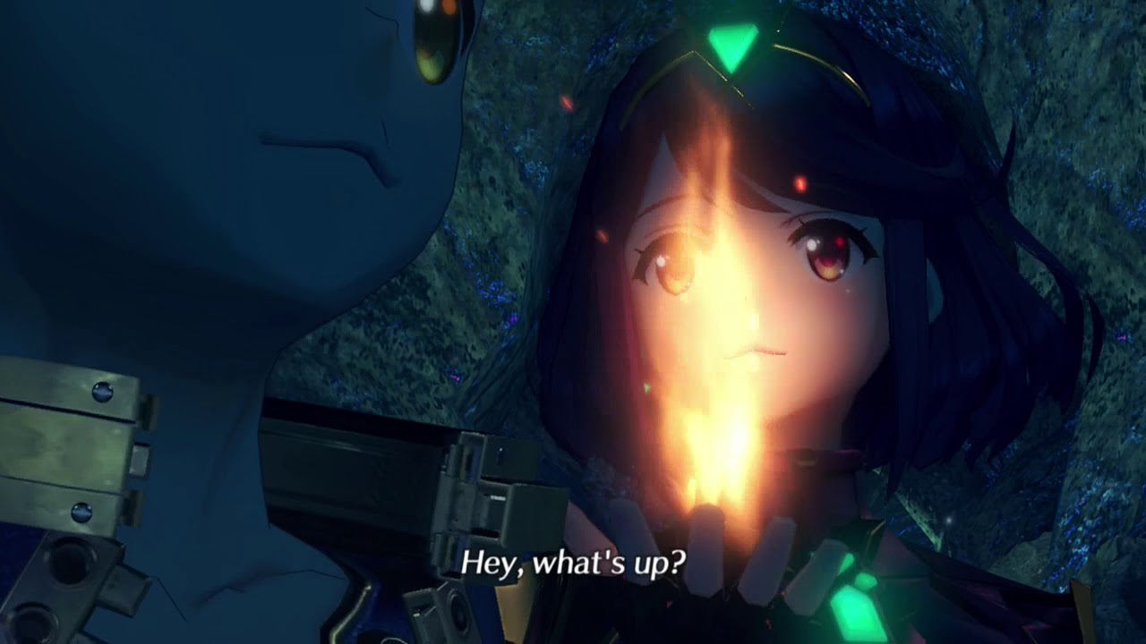 Rex is scared for Pyra . Xenoblade Chronicles 2 . - YouTube