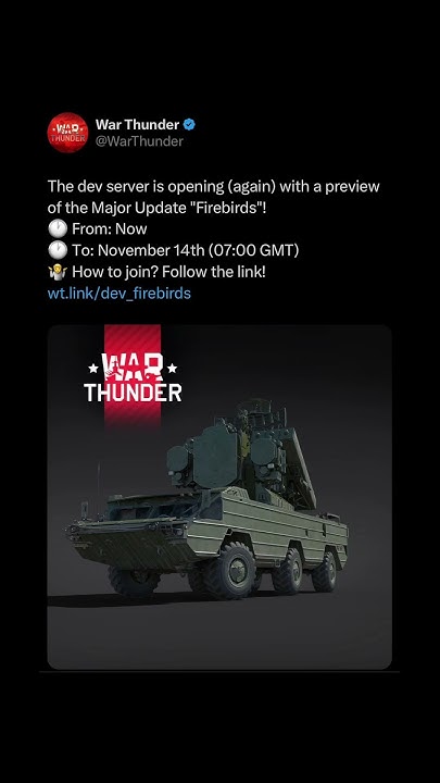DEV SERVERS ARE OPEN…AGAIN - War Thunder - YouTube