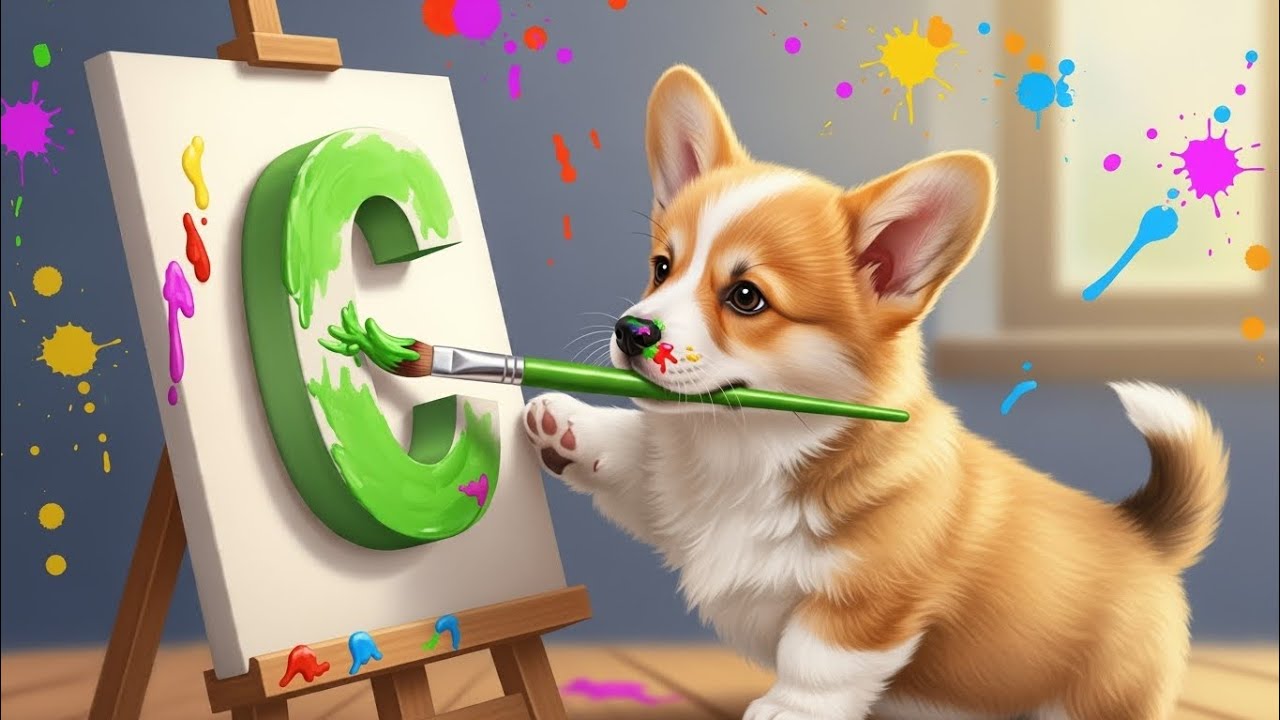 "Puppy ABC Fun! Learn theAlphabet with Adorable Dogs'Fun ABC World ...