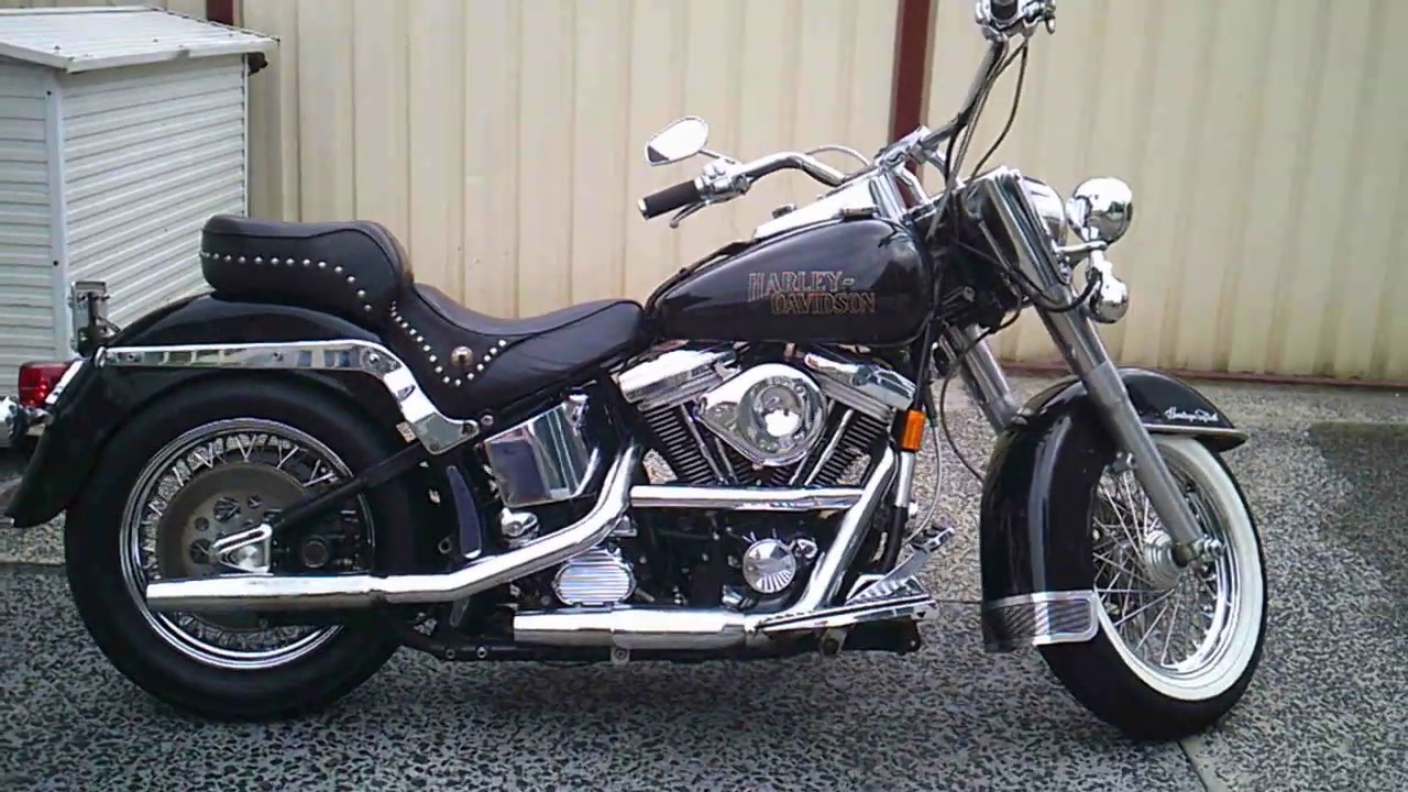 1996 Harley Davidson FLSTC Heritage Classic - YouTube