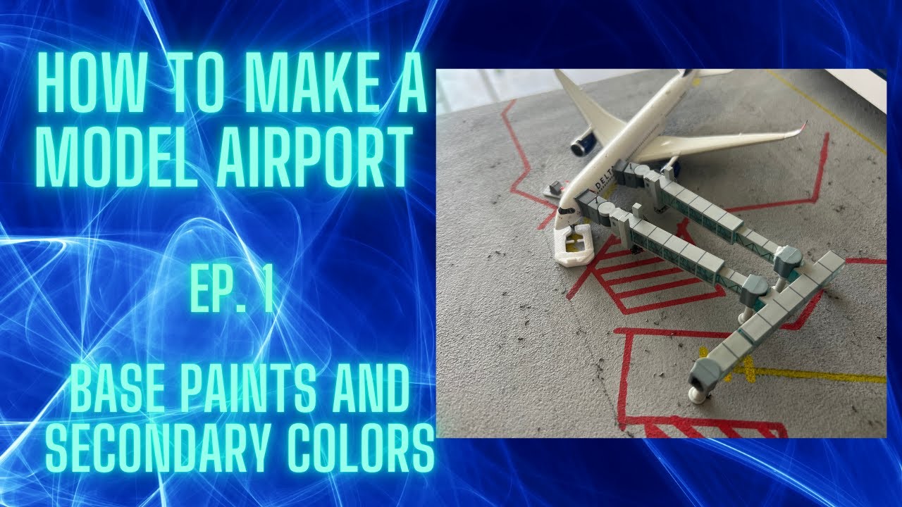How to make a Realistic Model Airport! Part 1| Apron | #airport # ...