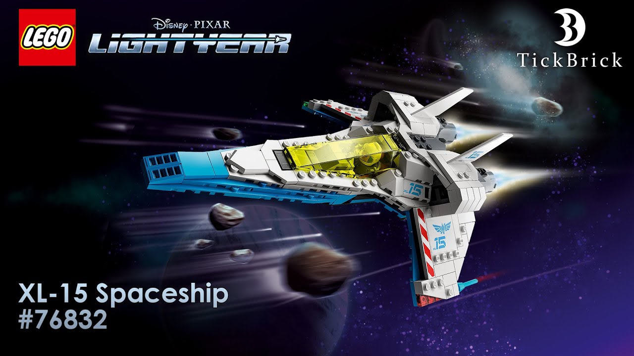 Lego Disney Pixard Lightyear - XL-15 Spaceship 76832 Speed Build - YouTube