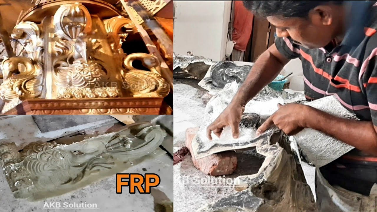 FRP Moulding // fiberglass peacock making ideas - YouTube