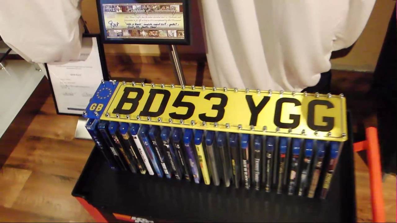 DIY - Blu Ray Rack - YouTube