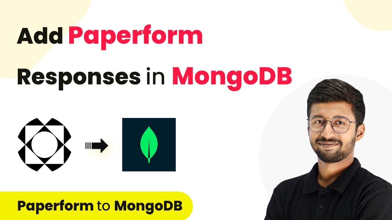 How to Add Paperform Responses in MongoDB | Paperform to MongoDB - YouTube