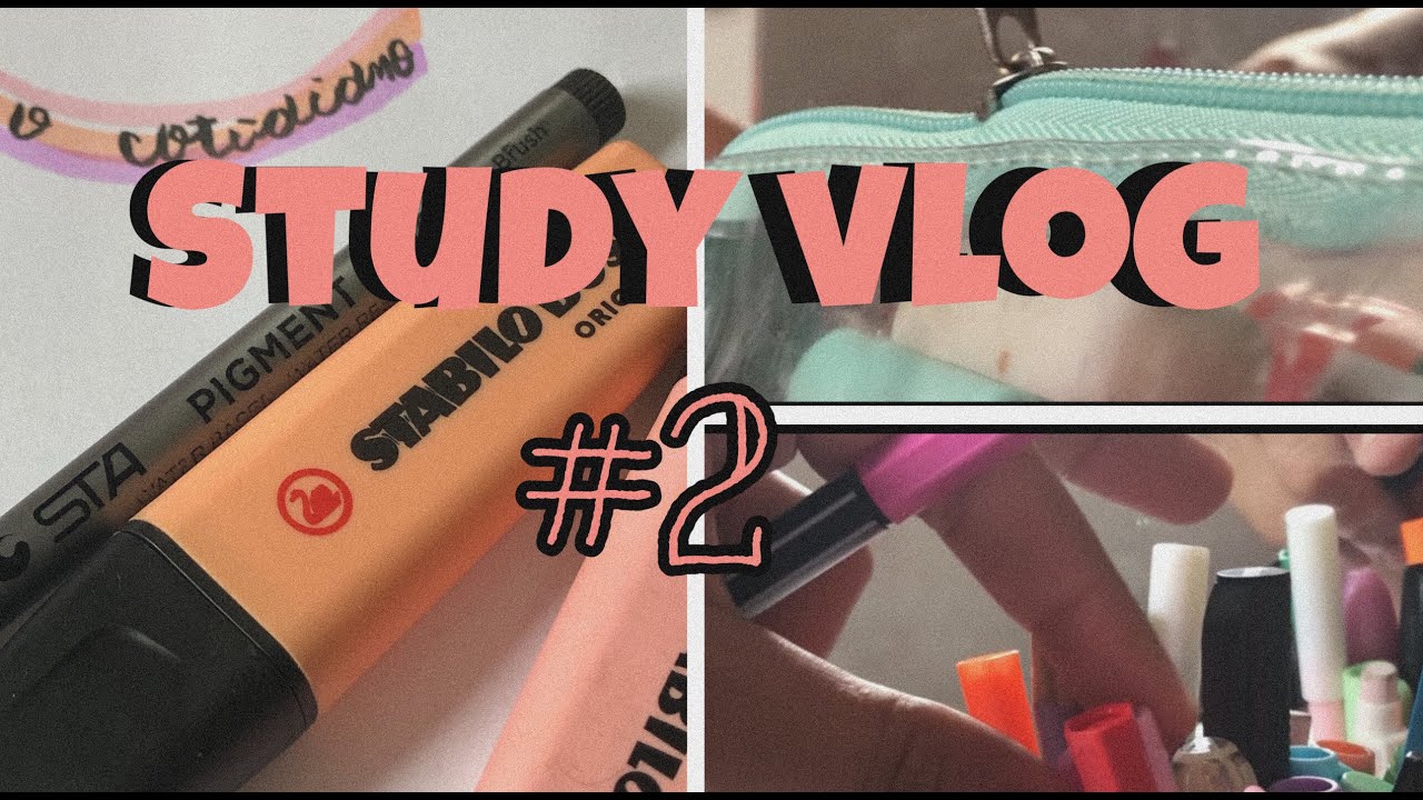 Study vlog | um dia quase produtivo + rotina - YouTube