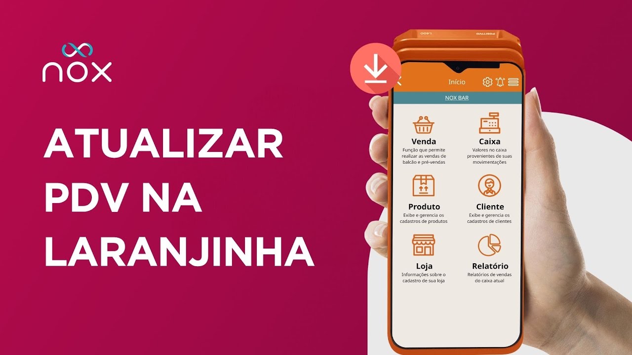 Sistema NoxMob | Como Atualizar na Laranjinha Itaú (L400 Rede) - YouTube