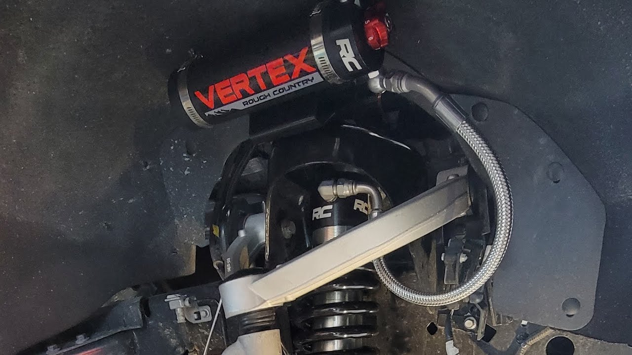 Rough country vertex coilovers 2023 f150 - YouTube