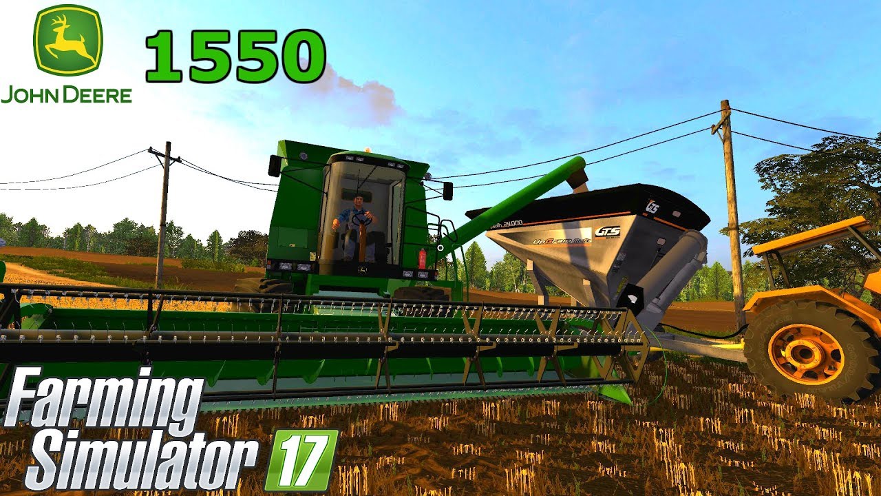 JOHN DEERE 1550 | Farming Simulator 17 | FAZENDA BOA VISTA - Episódio 3 ...