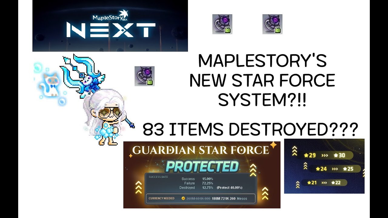 GOING CRAZY WITH MAPLESTORY'S LATEST STARFORCE SYSTEM?! - YouTube