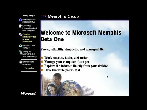 Installing Windows Memphis/Windows 98 build 1525 - YouTube