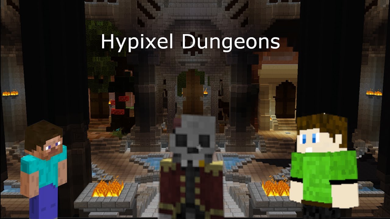 Playing Skyblock Dungeons || Hypixel Minecraft - YouTube