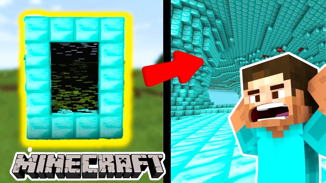 How I Made A Diamond Portal in this Minecraft World... - YouTube