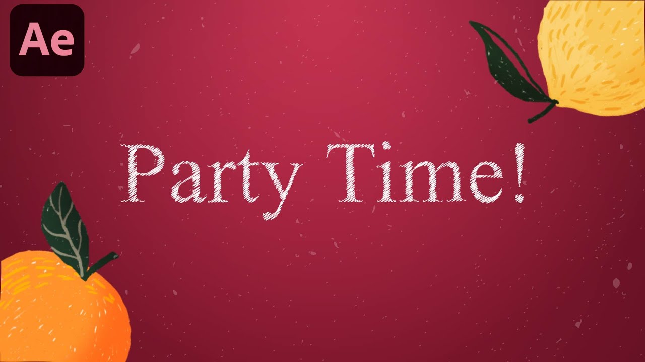 Scribble Text Animation In Adobe After Effects - YouTube