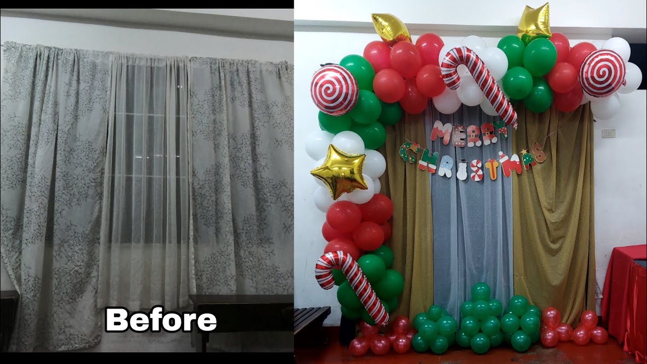 Simple and Easy Christmas Year End Party Backdrop Ideas 2024 #christmas ...