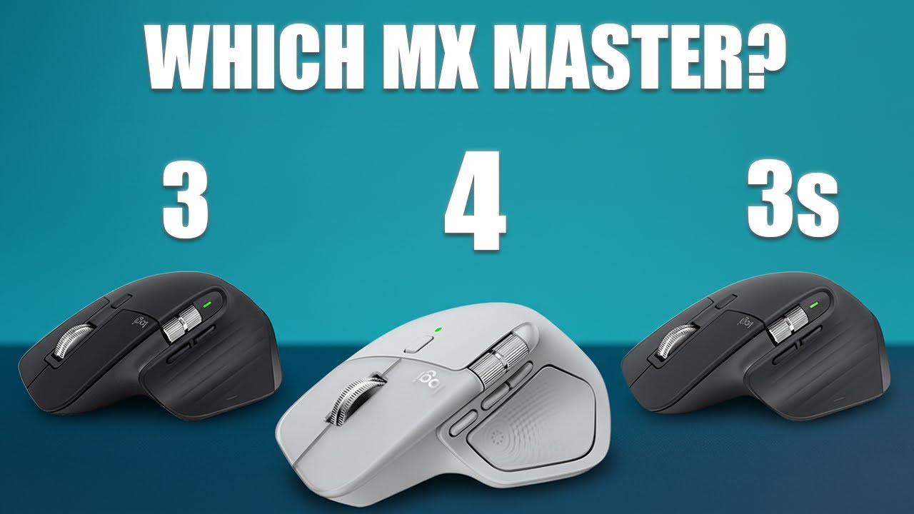 The Best Logitech MX Master Mouse in 2025, MX 3, 3s, or 4? - YouTube