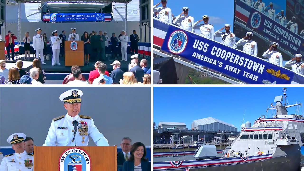 USS Cooperstown (LCS 23) Commissioning on May 06, 2023. - YouTube