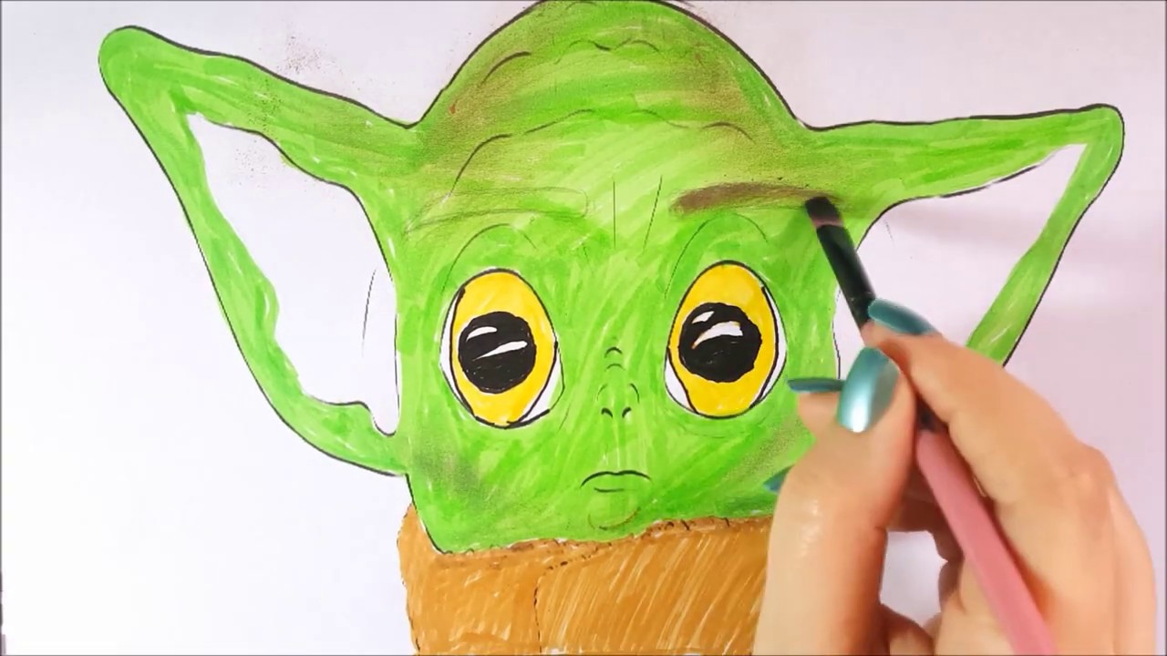 Baby Yoda Makeup Tutorial - YouTube