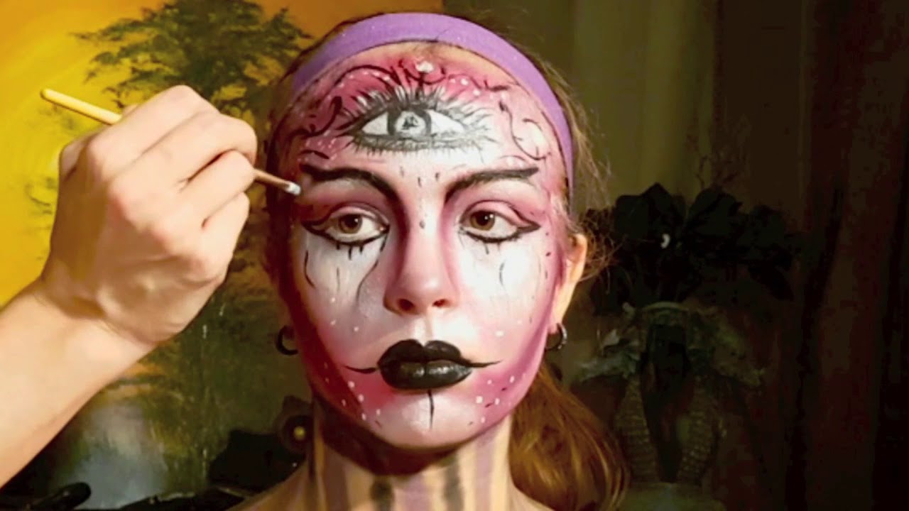 3rd Eye Princess Halloween Makeup Tutorial - YouTube