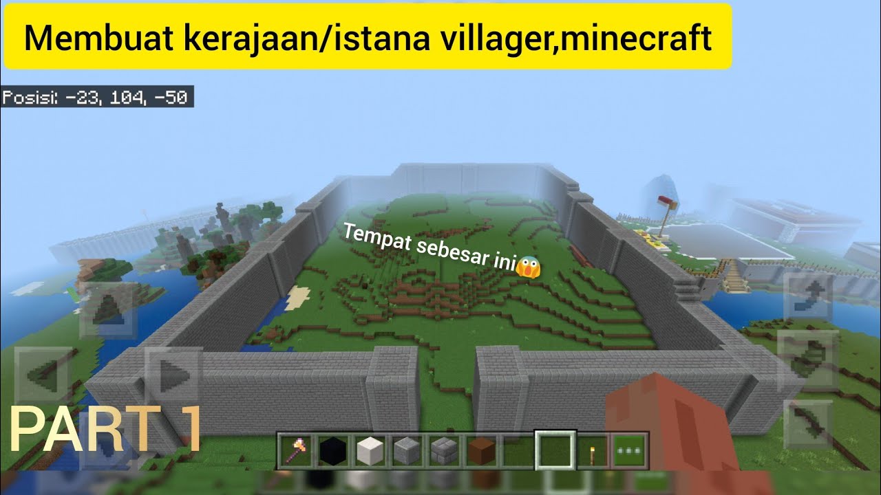 Membuat kerajaan/istana villager,Minecraft - YouTube