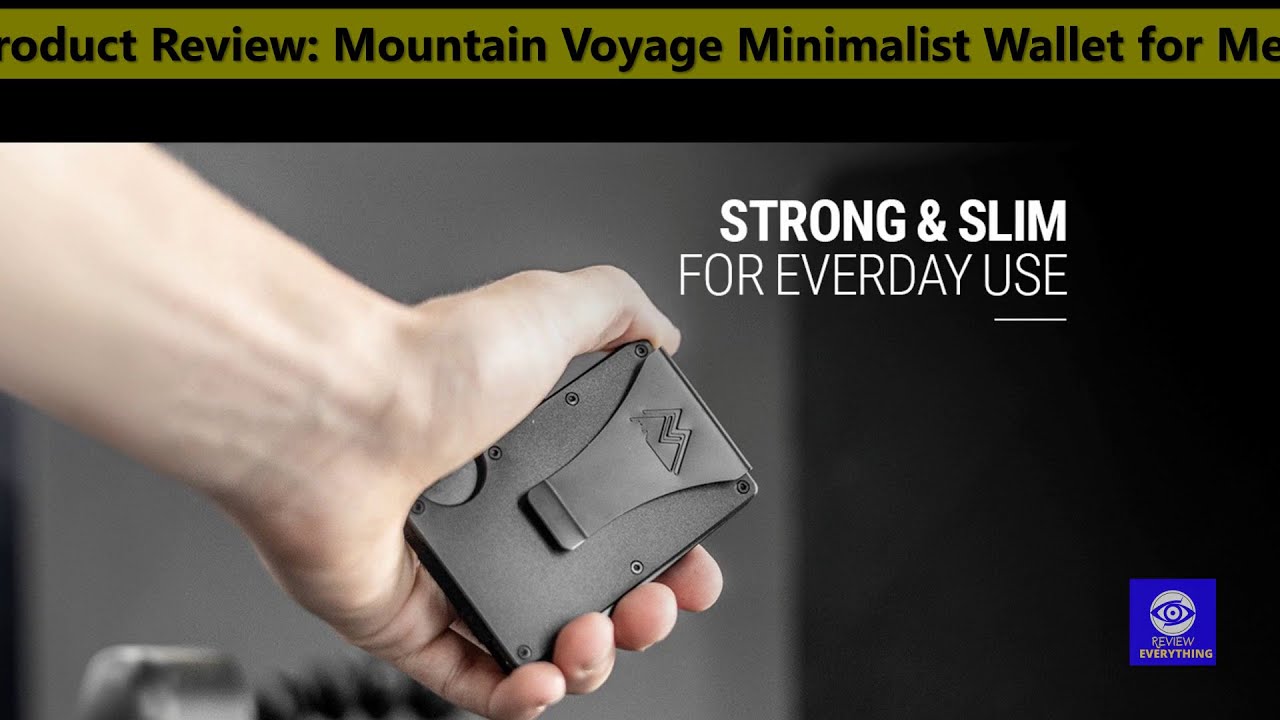 Product Review - Mountain Voyage Minimalist Wallet for Men - YouTube