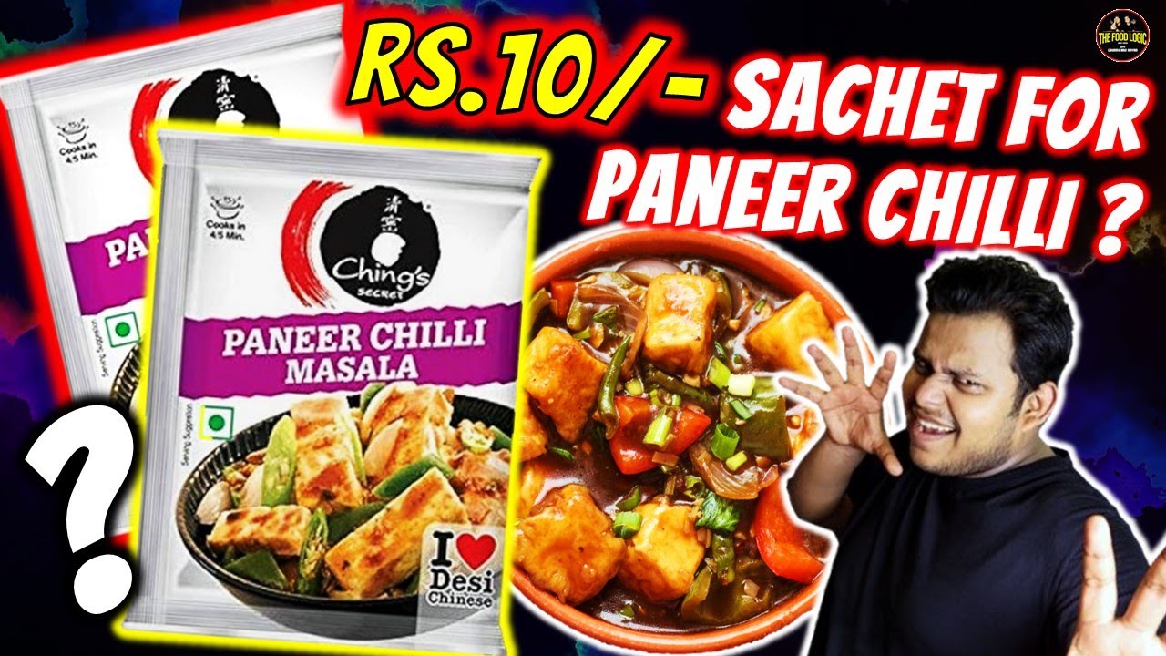 Chings Paneer Chilli Masala Mix Recipe | Rs 10 Restaurant Style Chilli ...
