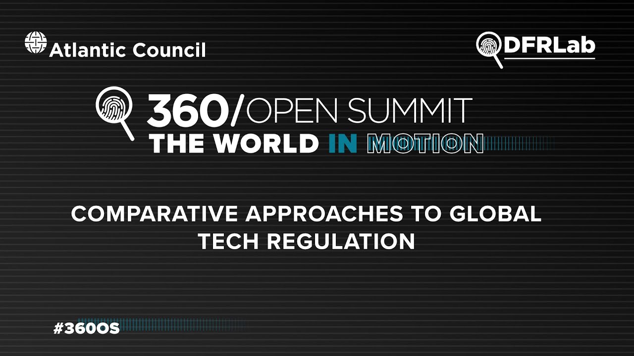 Comparative approaches to global tech regulation - YouTube