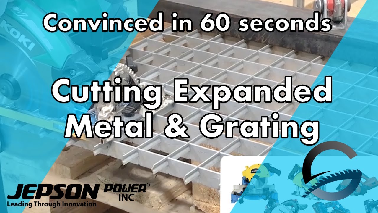Jepson Dry Cut Expanded Metal and Gratings - YouTube