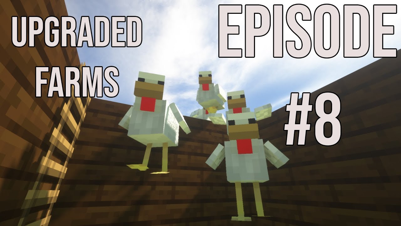 Chicken rain!!! | S1 E8 | Minecraft singleplayer - YouTube