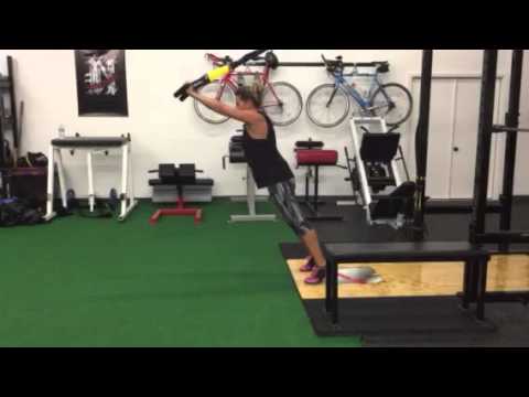 TRX fall out exercise - YouTube