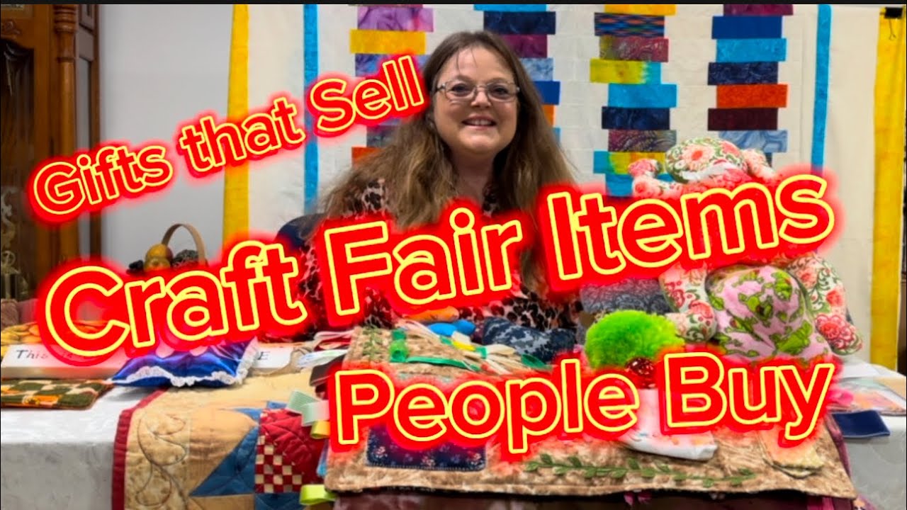 Homemade Items That Sell at Craft Fairs - YouTube