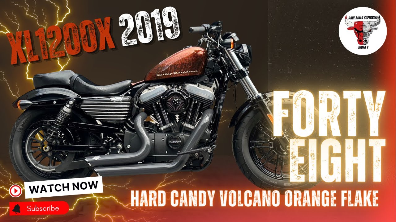 #รีวิวฮาร์เล่ย์ HD XL1200X FORTY EIGHT (YEAR2019) สี Hard Candy Custom ...