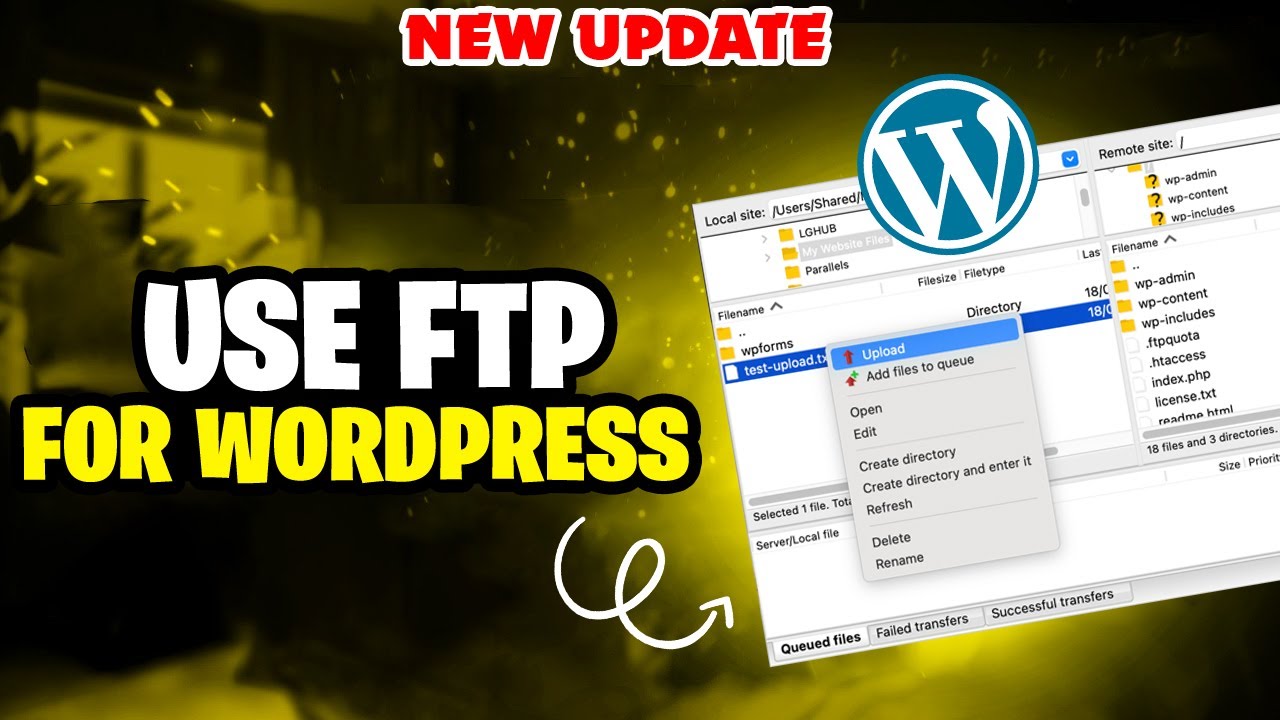 How To Use FTP For WordPress | Add a FTP like File Manager in WordPress ...