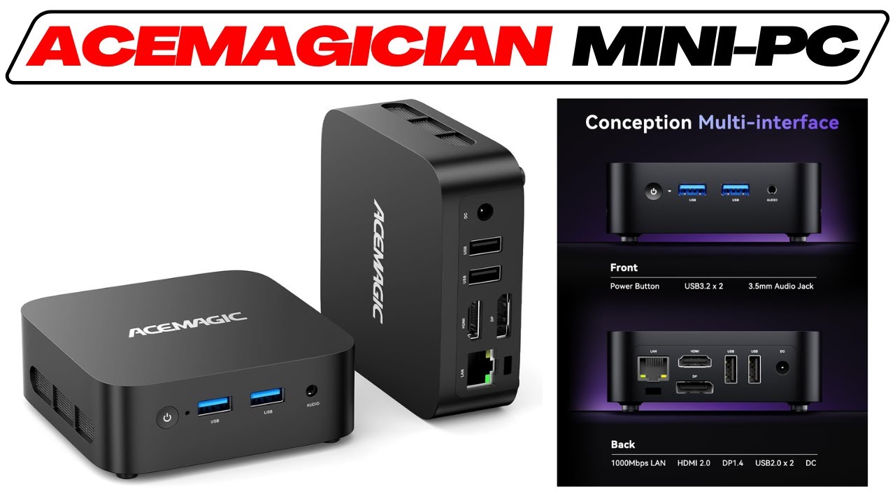 ACEMAGICIAN Vista V1 Mini PC Test Vergleich 2025 🥇 Windows 11 Mini ...