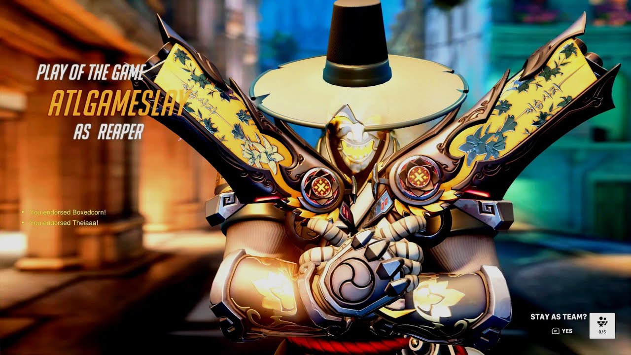 I Got Play Of The Game In The New Reaper Chasa Skin! #overwatch2 # ...