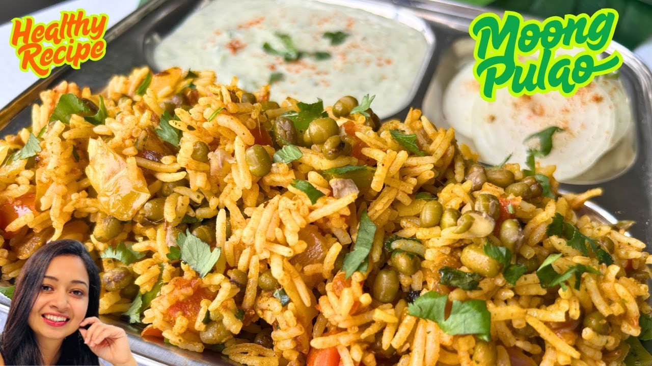 Moong Pulao | Nutrient Rice Recipe | Mag pulao| Healthy Pulao recipe ...