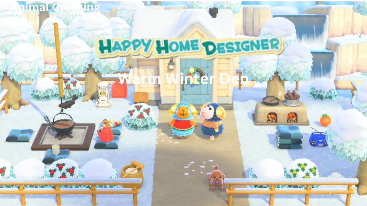 A Warm Winter Den for Wendy & Eunice! Animal Crossing New Horizons ...