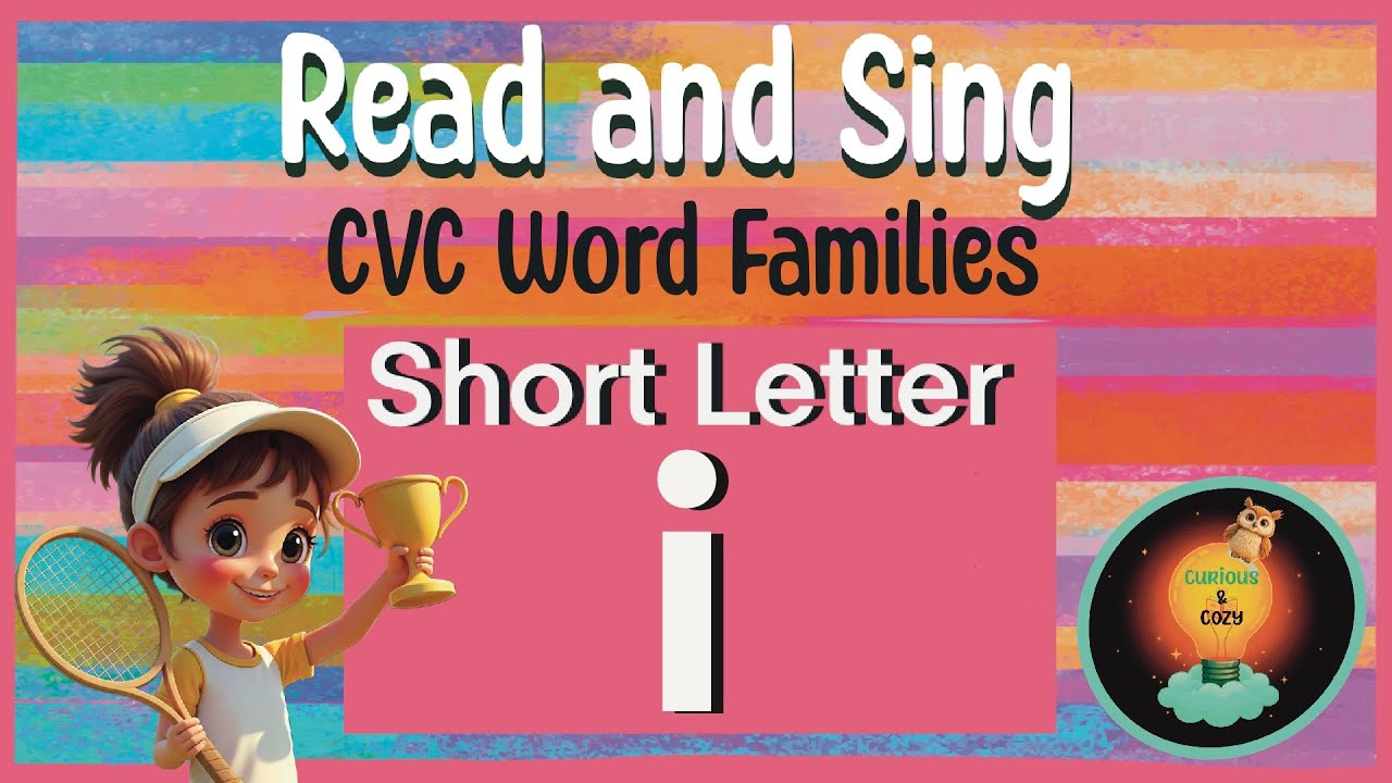 Word Families Short i CVC words, Phonics Song, Rhyming Words - YouTube