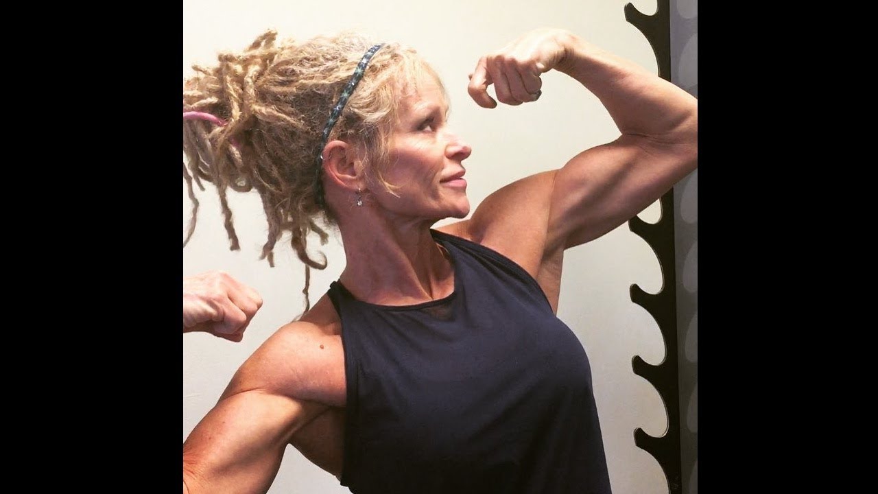 58 years young Kimberly Mcquay - Female muscle - YouTube