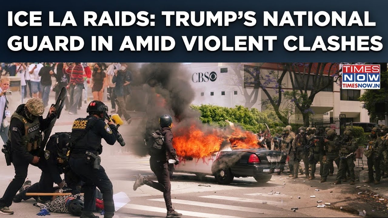 ICE LA Raids: More Riots | 2nd Day Of Violent Clashes | Trump Sends ...