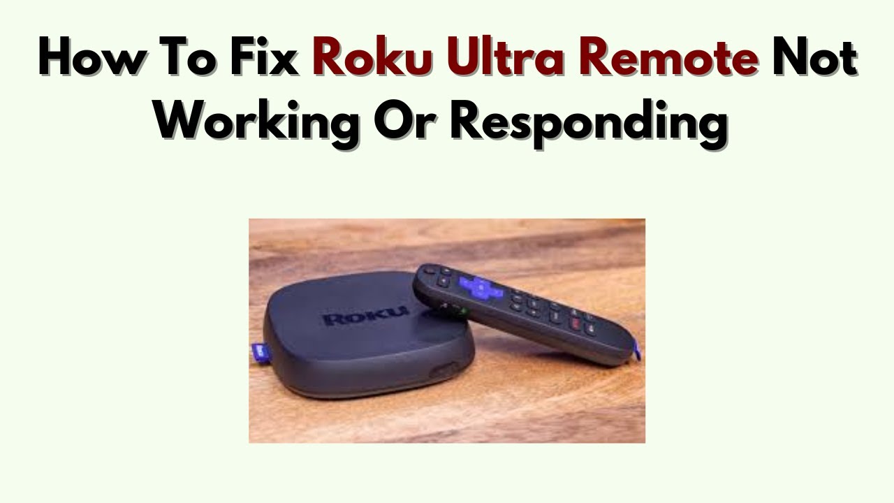 How To Fix Roku Ultra Remote Not Working or Responding – IR Sensor, Voice & Connectivity Fix ...