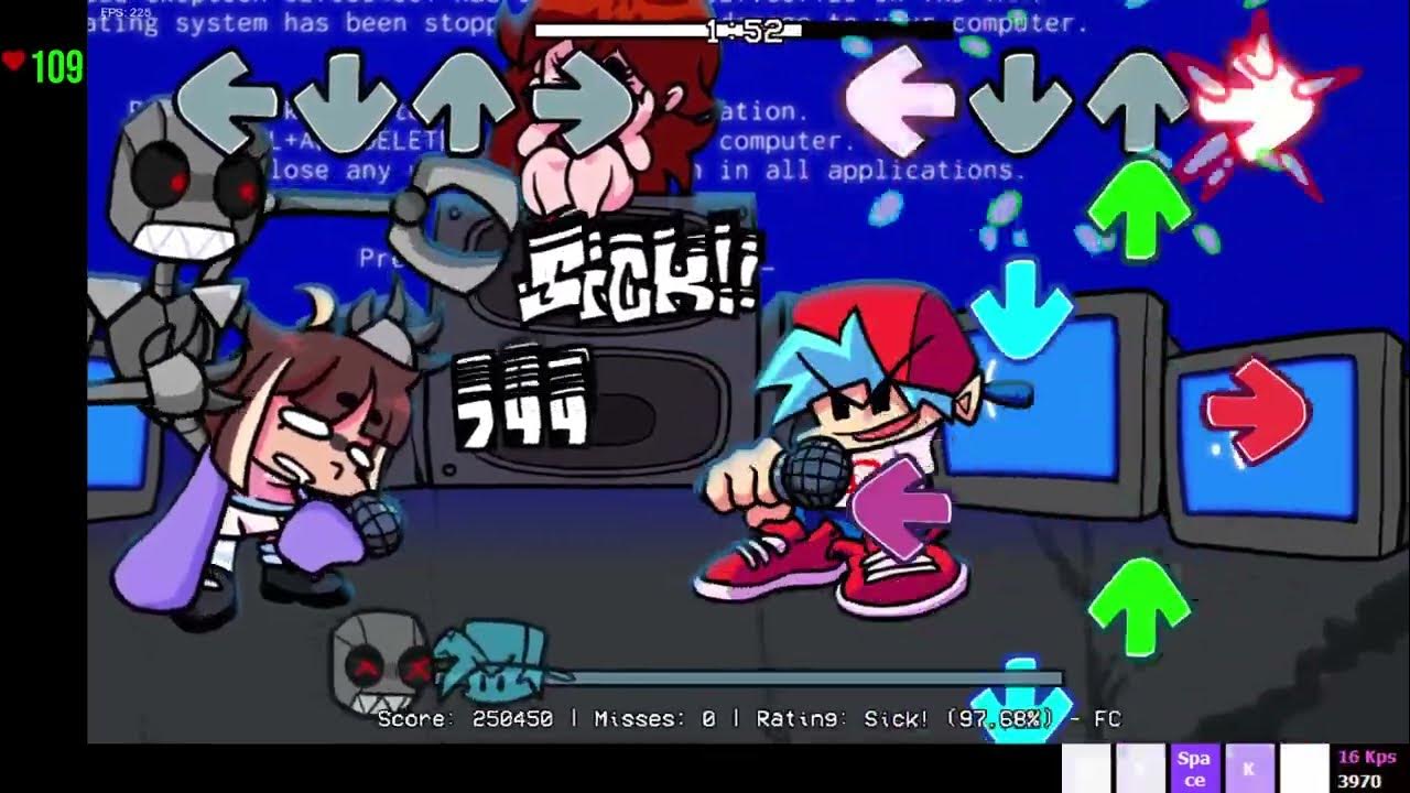 fnf qt mod termination full combo - YouTube