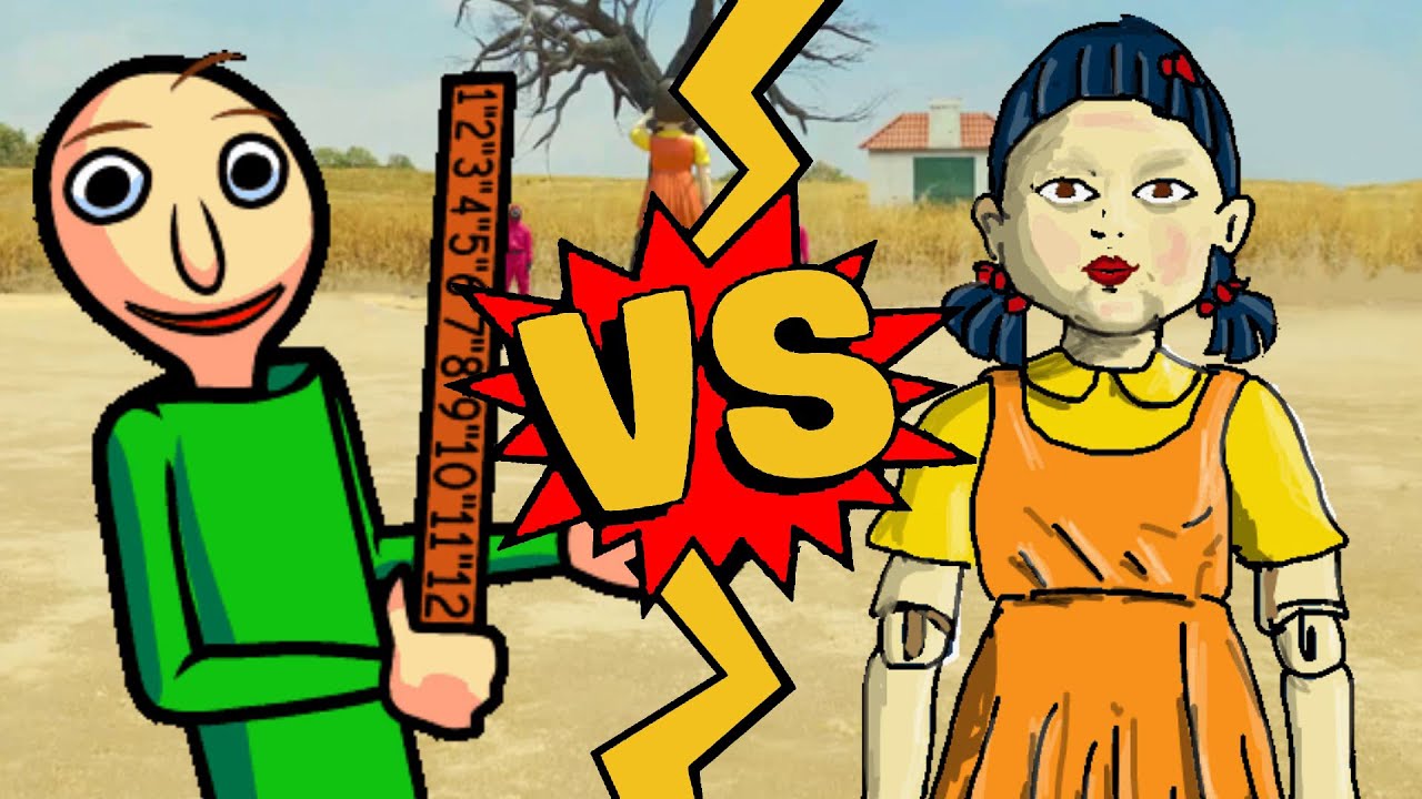 M.U.G.E.N Battles | Baldi vs Squid Game Doll | Baldi's Basics in ...
