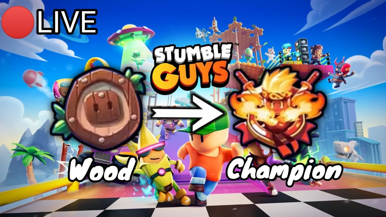 [LIVE] Lanjutkan Push Rank Stumble Guys #5 - YouTube