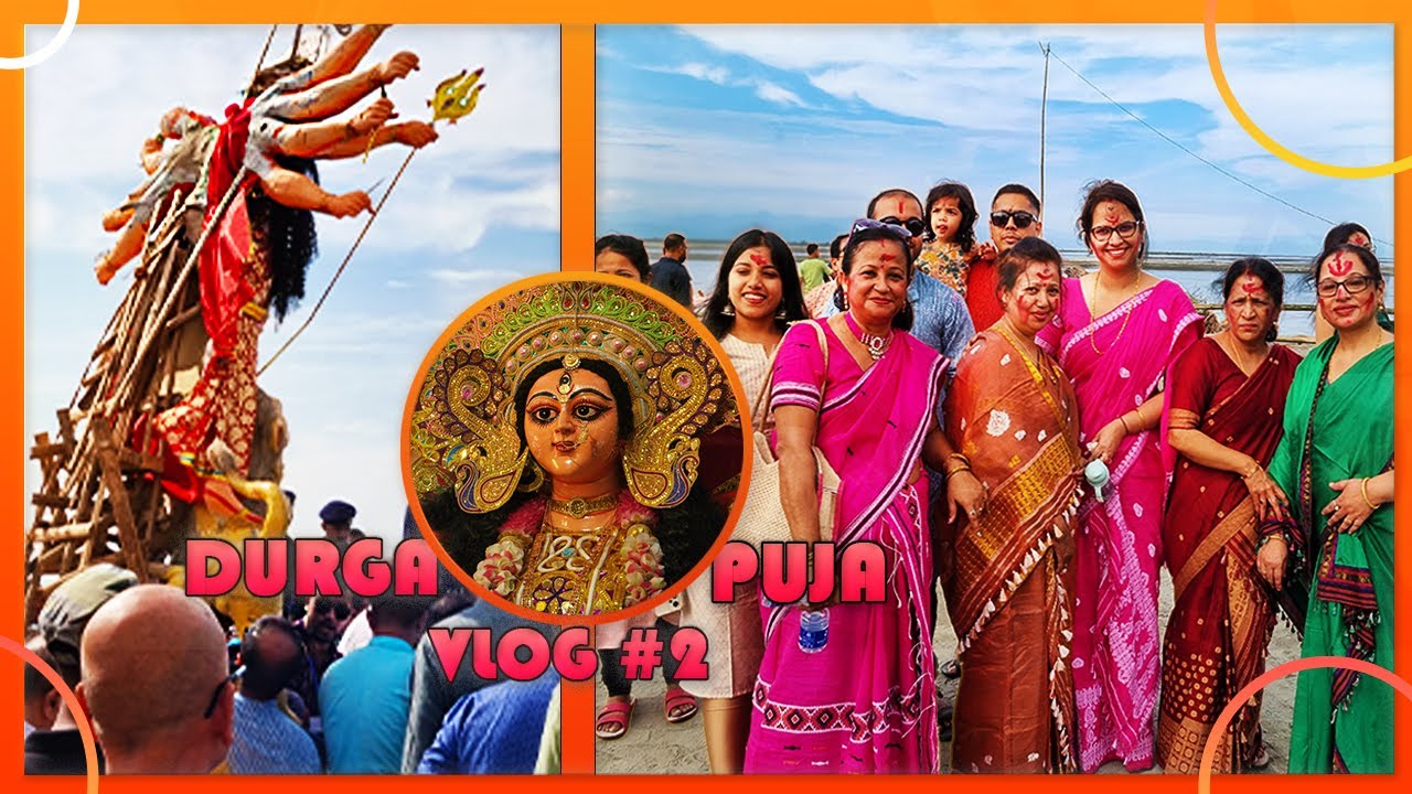 Witness the Vibrant Farewell of Durga Puja at Dashami: Vlog#2 | Chinu ...