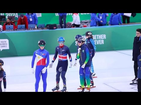 Philippines' Peter Groseclose Men's 1500M quarterfinal Gangwon Youth ...
