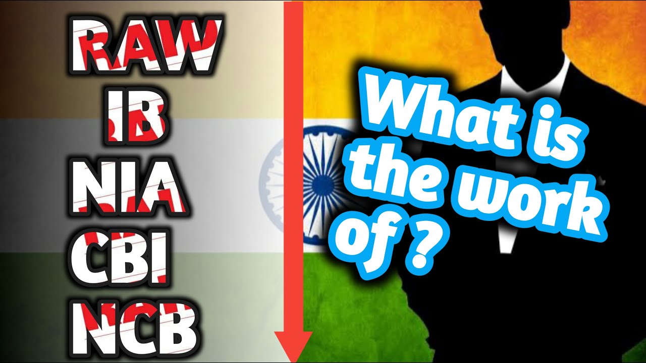 Work of RAW, IB, NIA, CBI, NCB || video by Shubh Chintak - YouTube